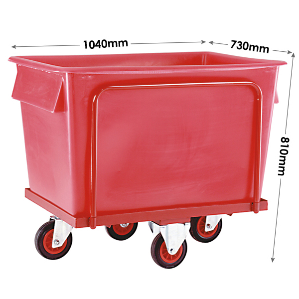 CT89 Plastic Container Truck with balance wheels, complete with ...