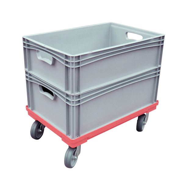 BK-64DOLLY 600 x 400mm Dolly for Euro Stacking Containers | Plastor