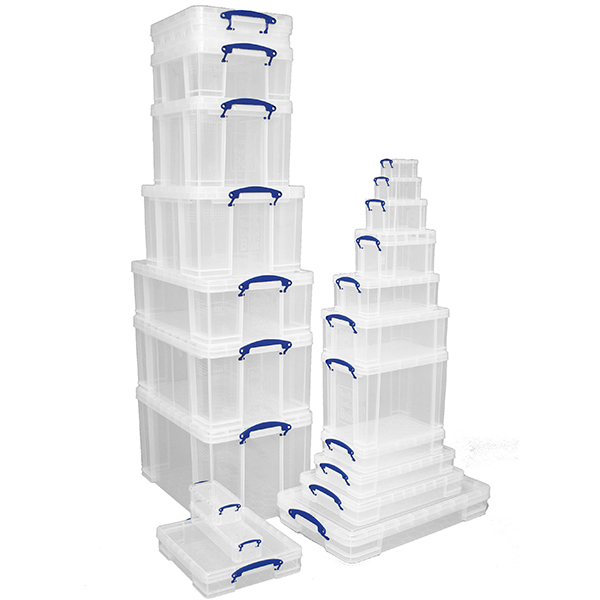 RUB4HOBBY Really Useful Boxes 4 Litre With 2 x Hobby Trays (395 x 255 x ...