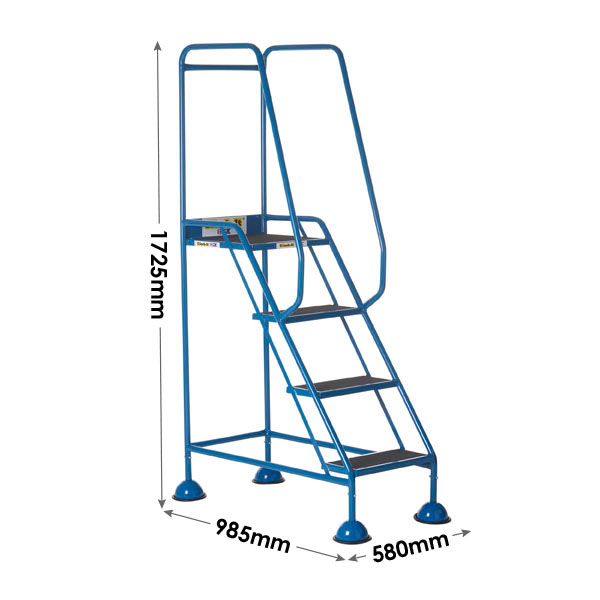 Climb-It Domed Feet Steps with Anti-Slip Treads | Plastor