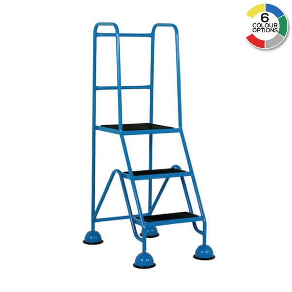 S222 Classic Plus colour range steps (3 treads) with double handrail ...