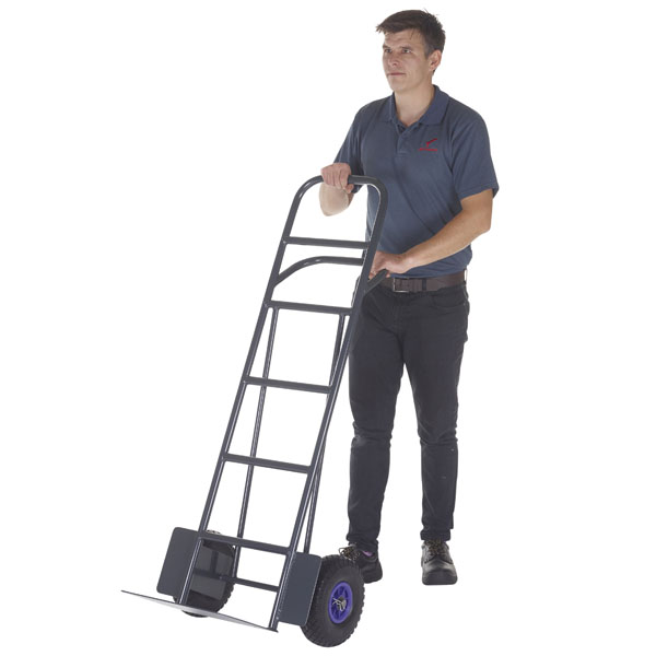 SBA105R Apollo Heavy Duty Sack Truck With High Back (Capacity 300 kg ...