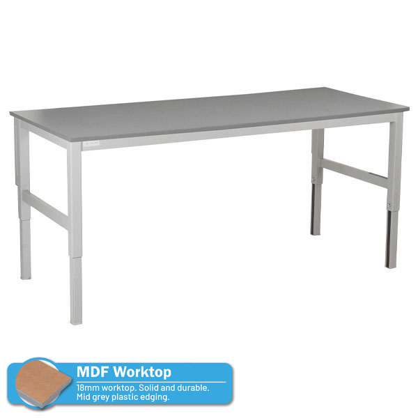 'BHB' Range Bolt Adjustable Height Workbenches (300 Kg Capacity) with ...