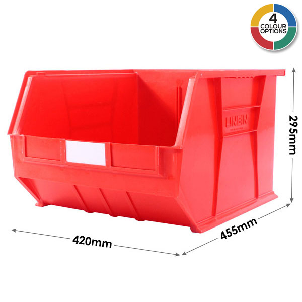 VPK10COL Linbin Size 10 (3 Pack) Coloured | Plastor