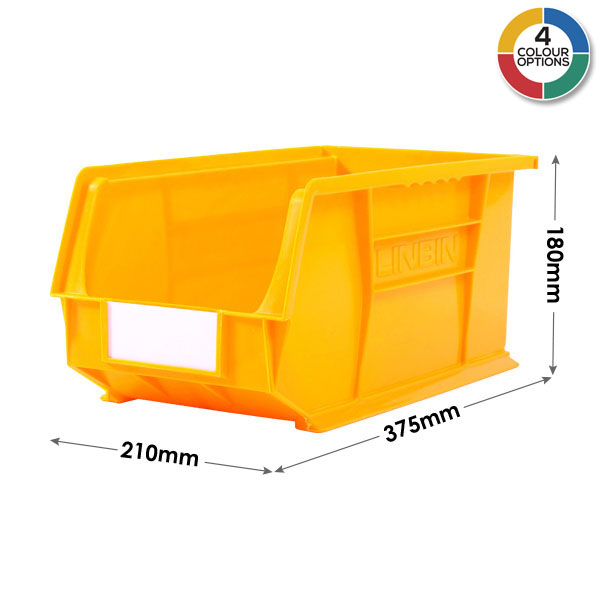 VPK7COL Linbin Size 7 (10 Pack) Coloured | Plastor