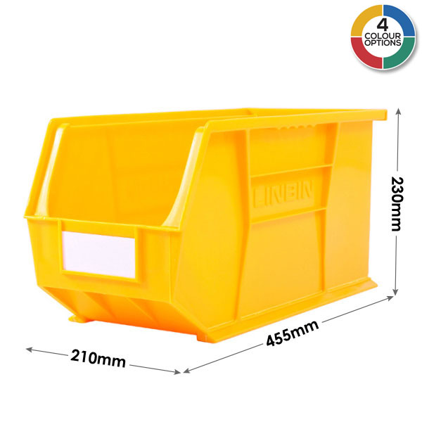VPK9COL Linbin Size 9 (5 Pack) Coloured | Plastor