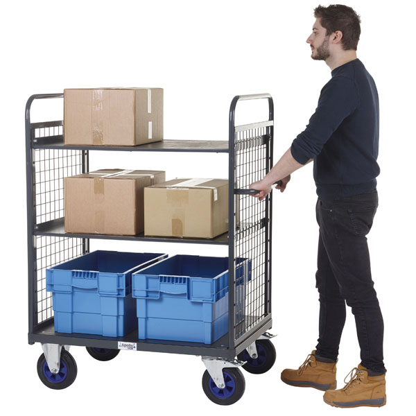 Heavy Duty Distribution Trolleys (Platform Size 1200 x 800mm) Capacity ...