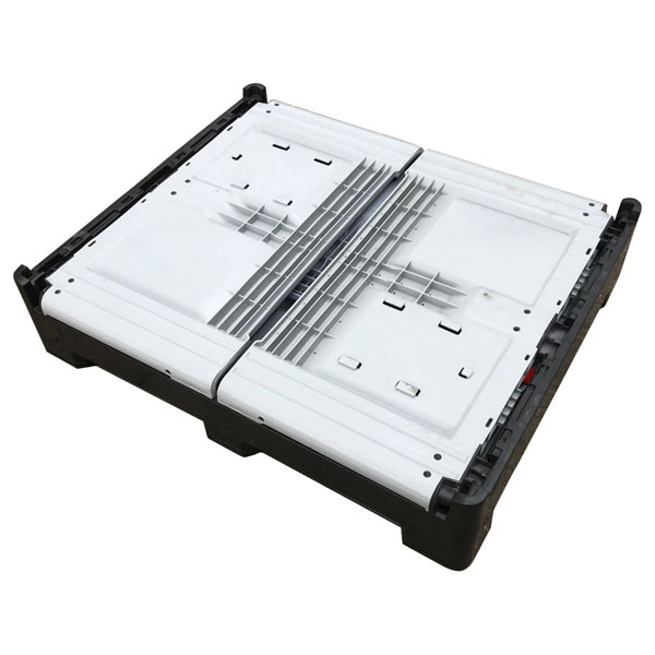 Large Strong Folding Pallet Boxes (1200 x 1000 x 800mm) with Drop Down ...