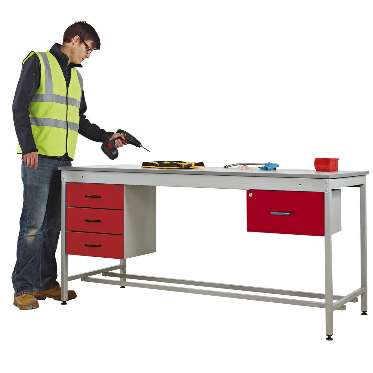 Taurus Utility Workbench (250 kg Capacity) with Laminate Worktop ...